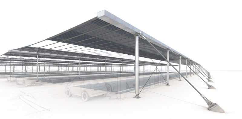 Park-Solar - PARK-SOLAR Parkplatz-Photovoltaik im Leichtbau